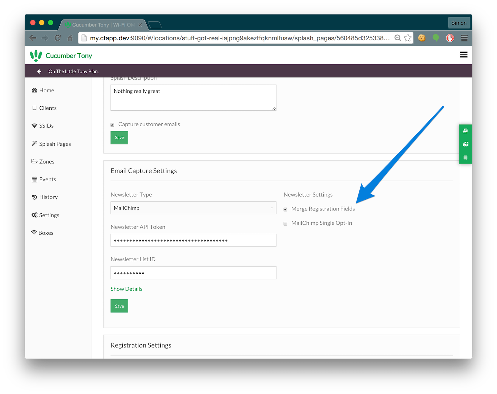 How to setup a custom registration form